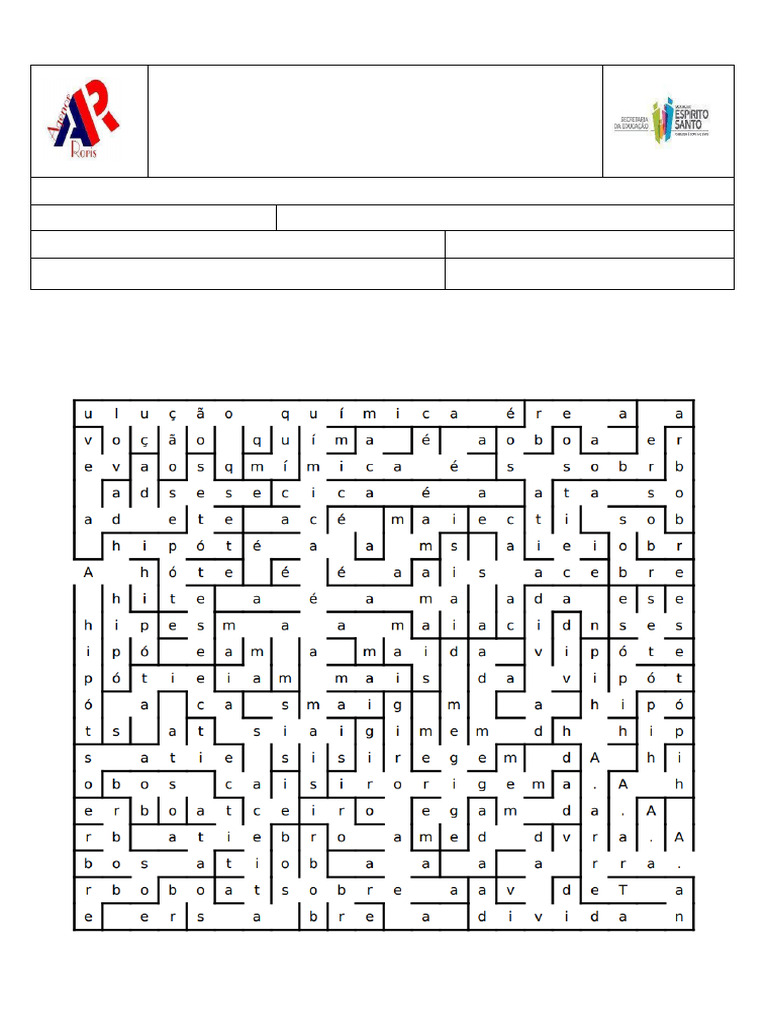 Exercício Labirinto e Criptograma | PDF
