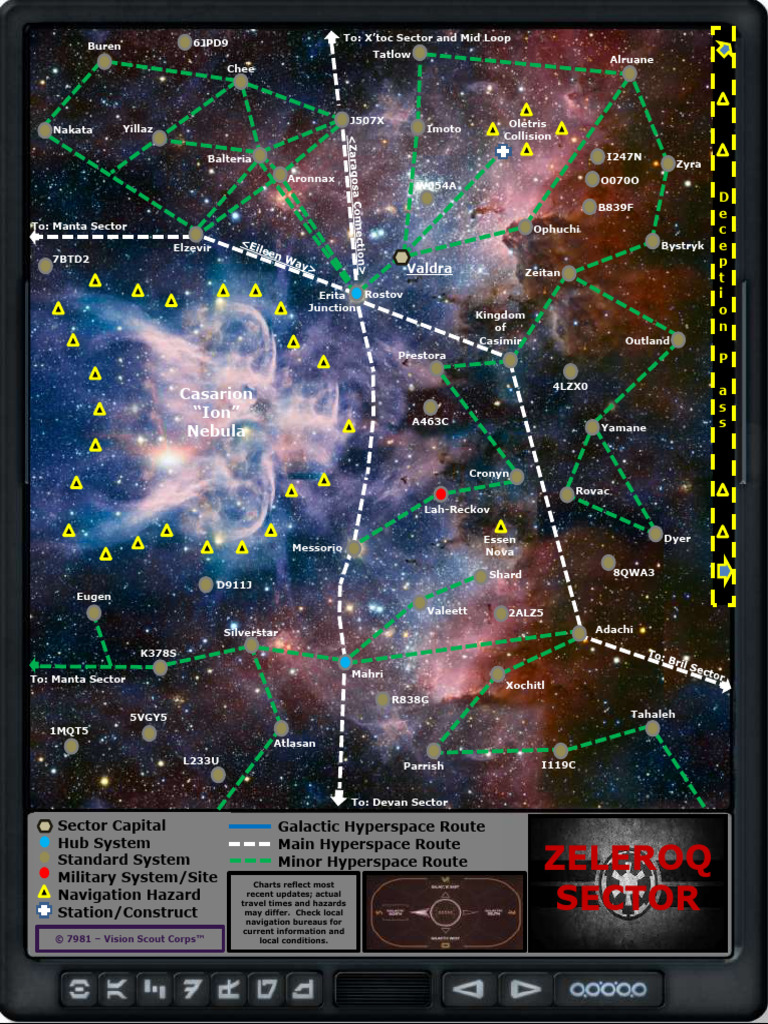 Zeleroq Sector Map | PDF