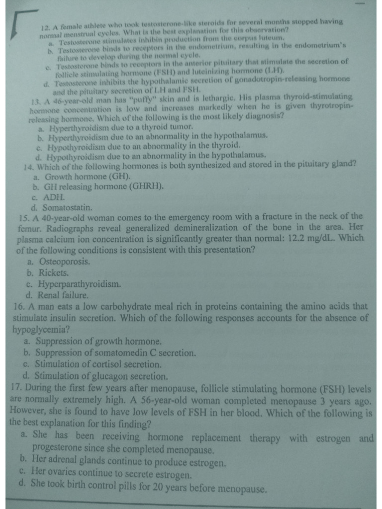 Exam 5 Physiology | PDF