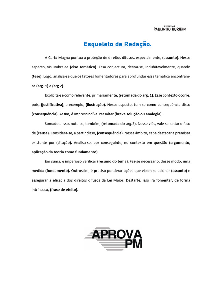 esqueleto 2 | PDF