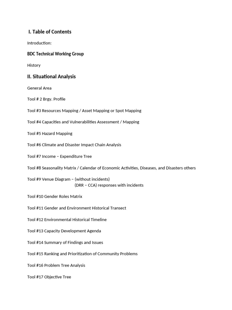 BDP Templates 2025 2030 NEW Checklist | PDF
