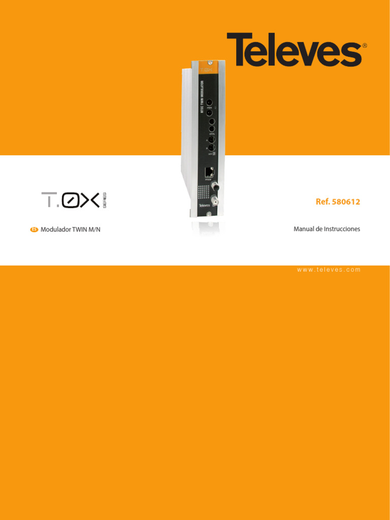 Manual de Instrucciones Modulador TWIN M/N | PDF | Ventilación ...