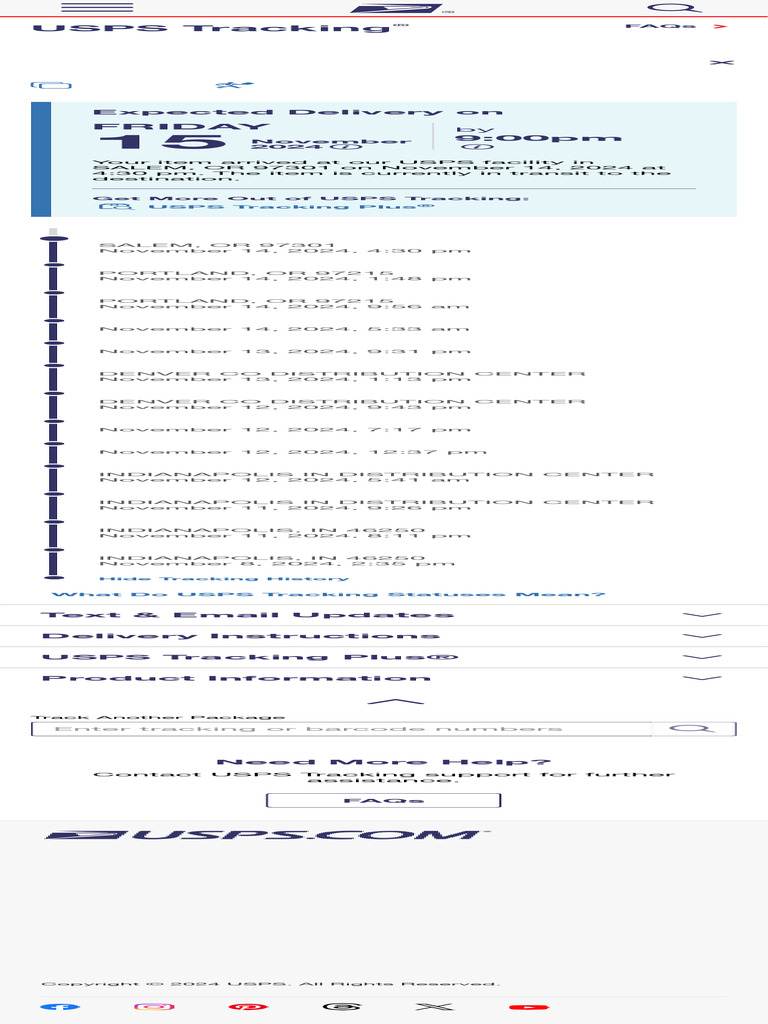 USPS.com® - USPS Tracking® Results 2 | PDF | Freight Transport | United ...