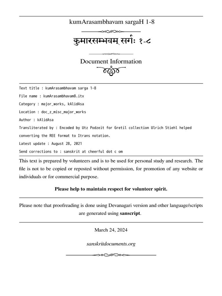 Kumar A Sambhav Am 8ppp | PDF