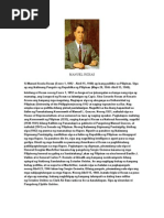 Talambuhay Ni Manuel A. Roxas | PDF