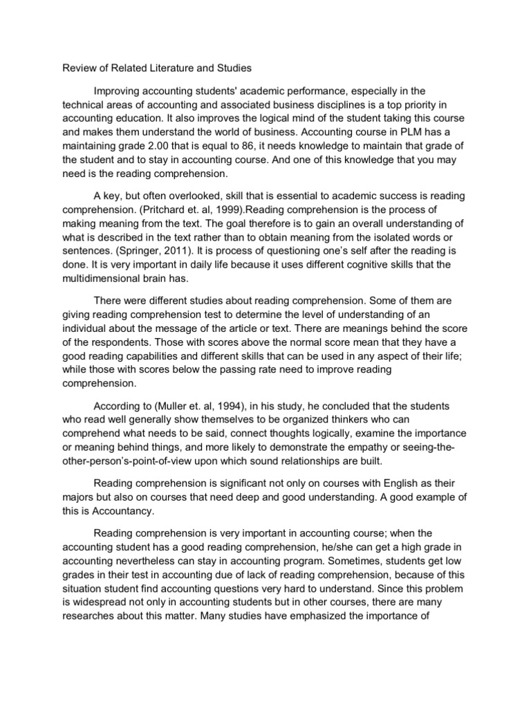 Review of Related Literature and Studies | PDF