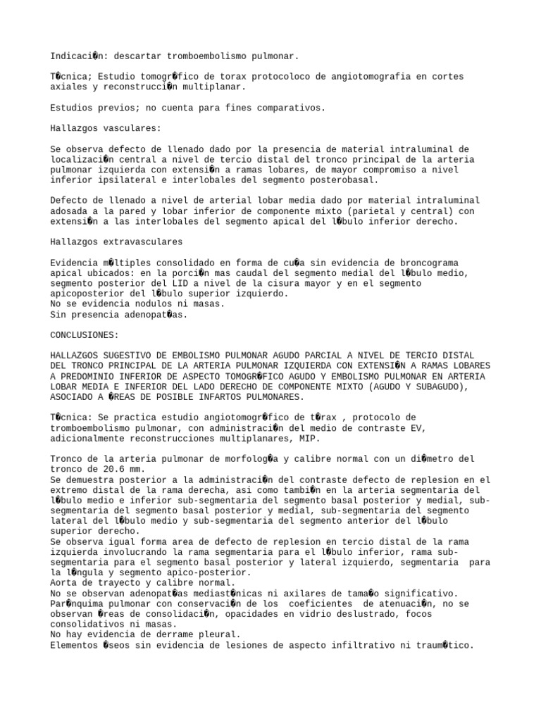 Tep | PDF | Pulmón | Enfermedades y trastornos