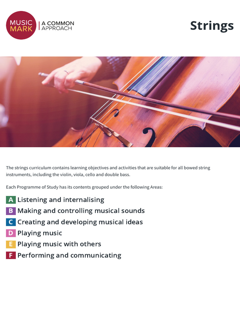 A Common Approach Strings | PDF | Rhythm | String Instruments