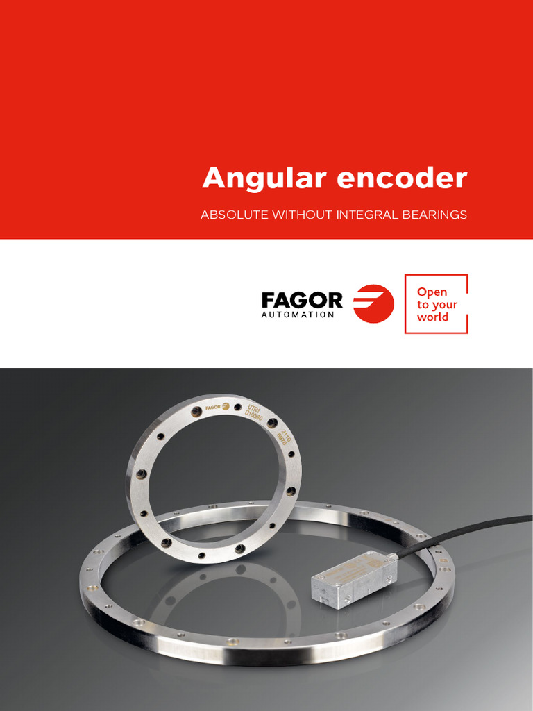 Absolute Angular Encoder Without Integral Bearings | PDF | Bearing ...