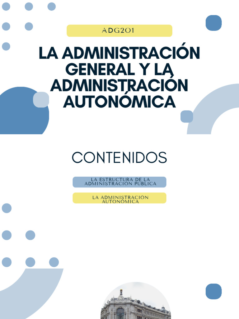 La Administración General y La Administración Autonómica | PDF ...