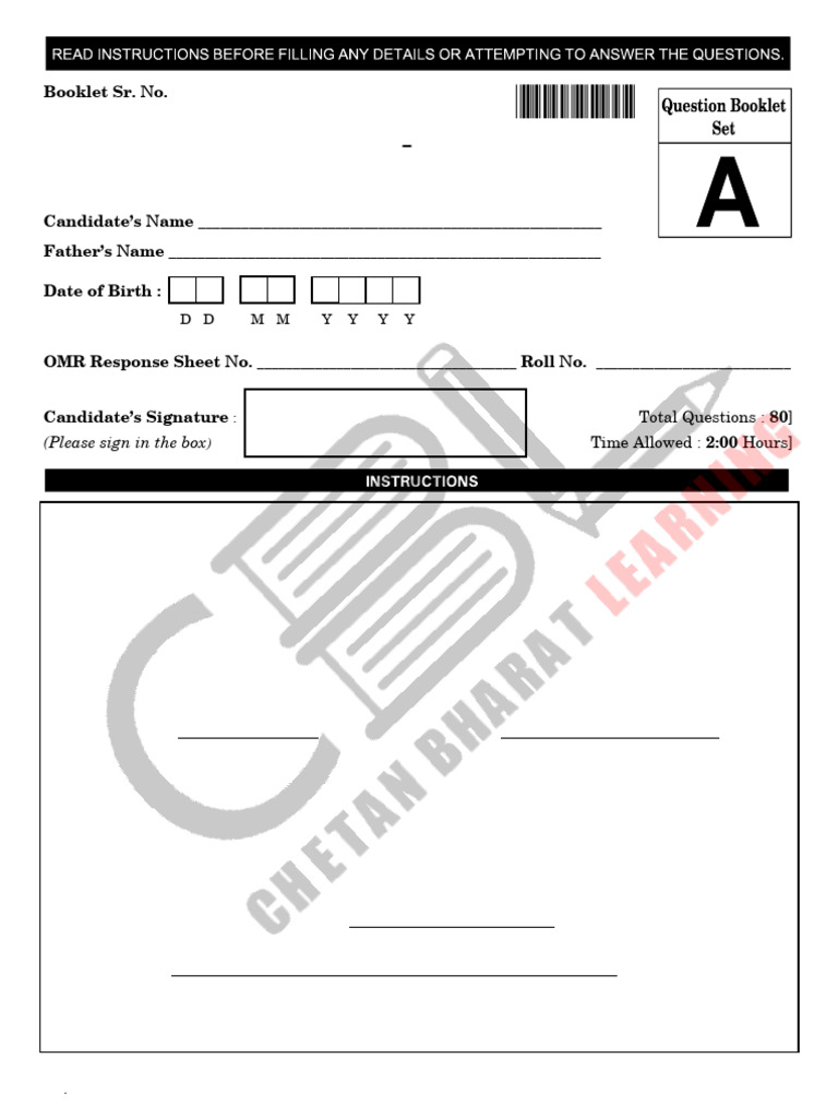 Punjab PCS CSAT Paper 2 Set A | PDF