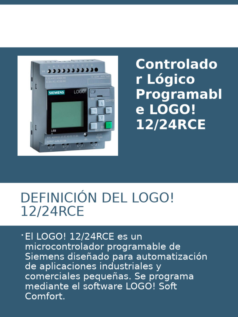 Presentacion LOGO 12 24RCE | PDF