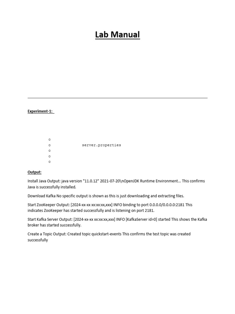 Lab Manual - ETL-KAFKA-TALEND | PDF | Software Development | Computing