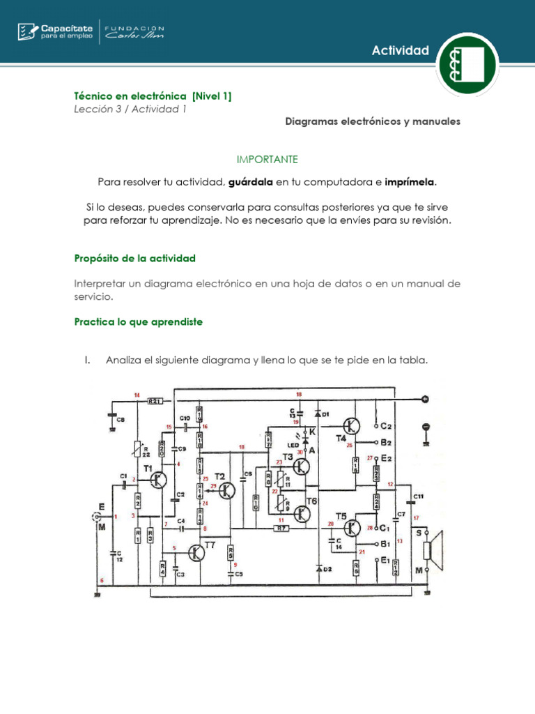 Diagramas Electrónicos y Manuales | PDF