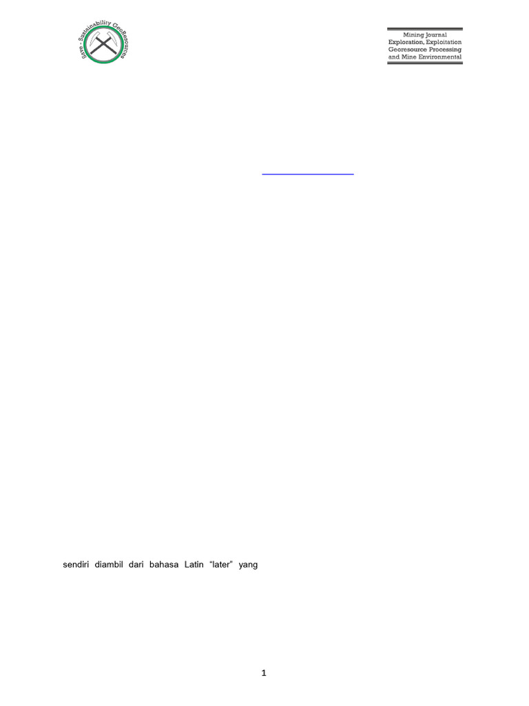 Profil Endapan Nikel Laterit | PDF