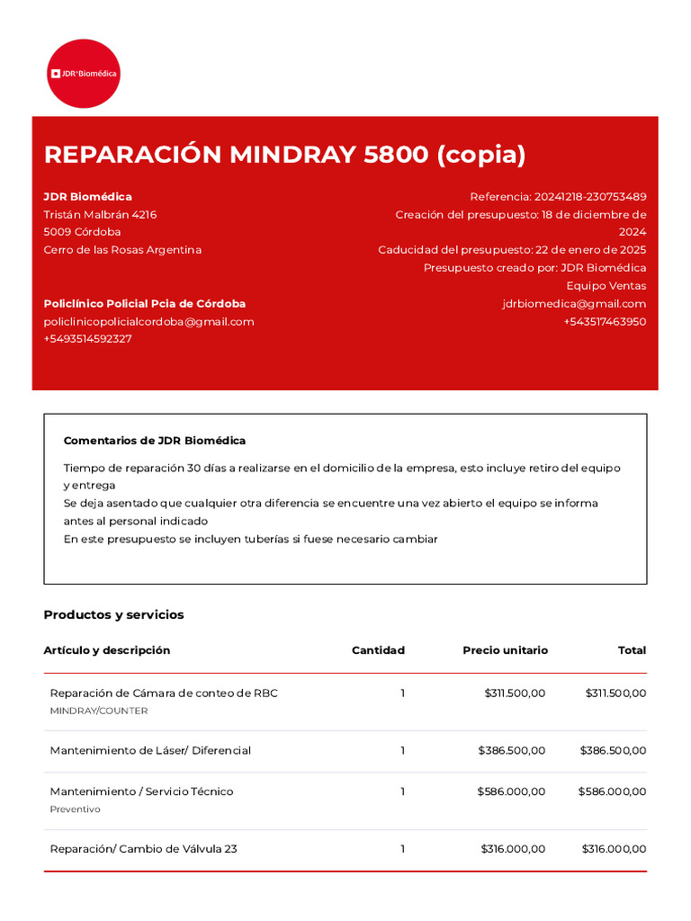 REPARACIÓN MINDRAY 5800 (Copia) | PDF