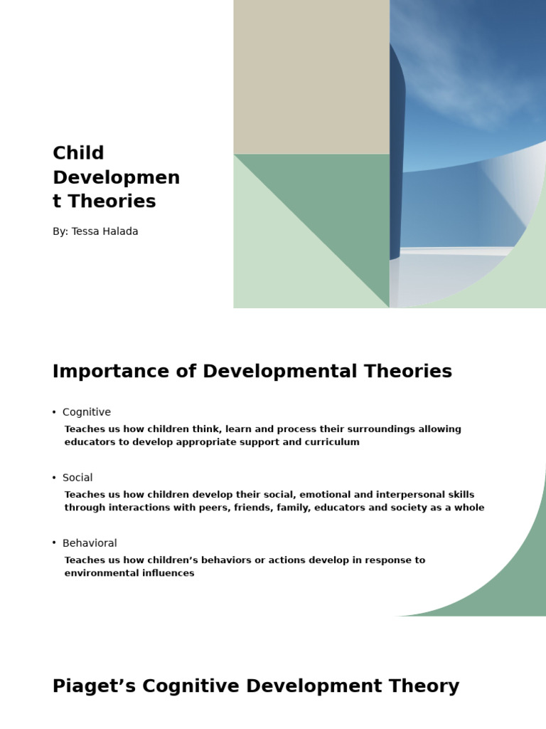 Child Development Theories | PDF | Attachment Theory | Social Psychology