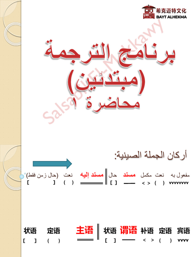 ترجمة مبتدئين-Salsabil-Lect1. | PDF