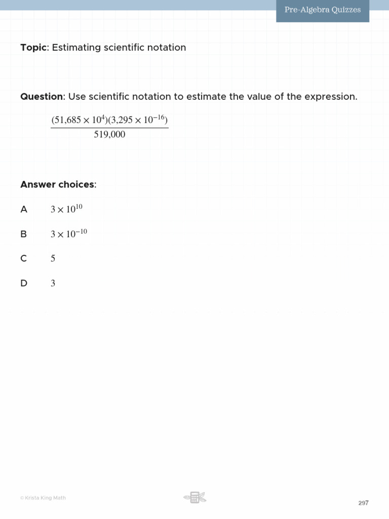 Estimating+scientific+notation | PDF | Arithmetic | Encodings Estimating+scientific+notation | PDF | Arithmetic | Encodings