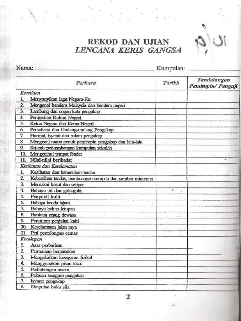 Buku Log Keris Gangsa Compress | PDF