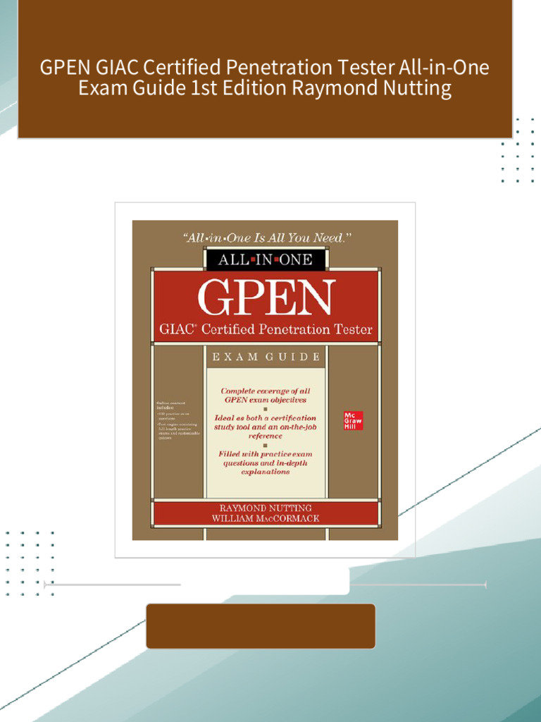 Full Download GPEN GIAC Certified Penetration Tester All-in-One Exam ...