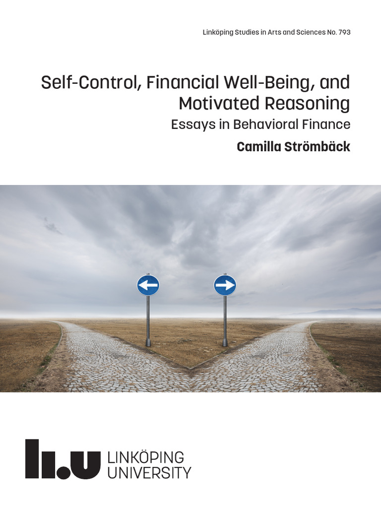 Self-Control and Financial Well-Being Insights | PDF | Self-Management ...