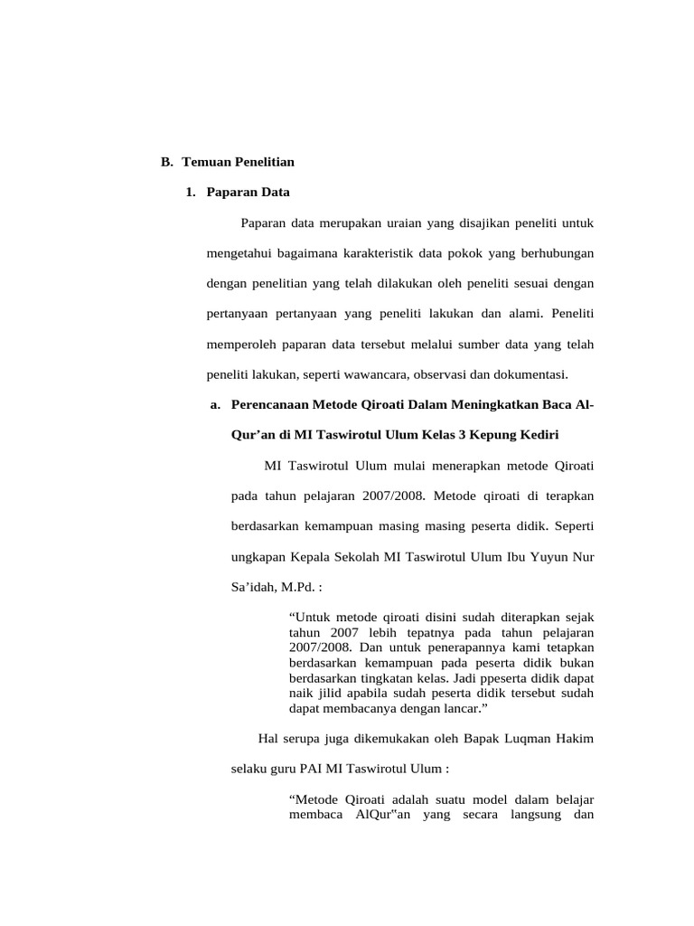 Temuan Penelitian | PDF