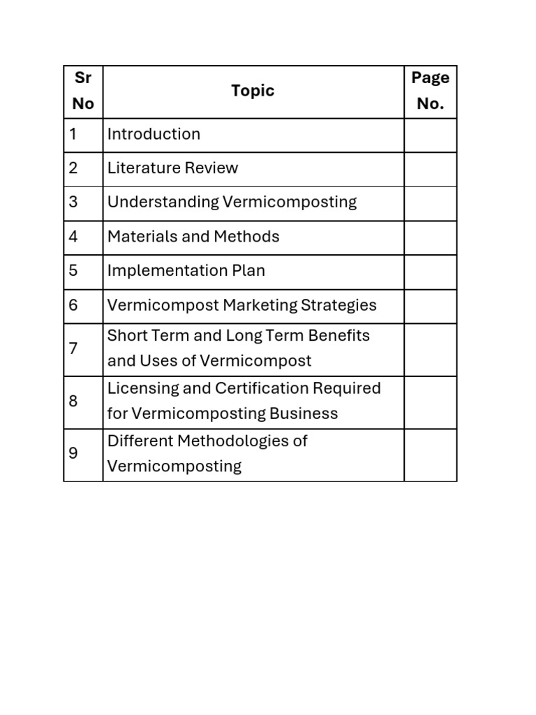 Content Table | PDF