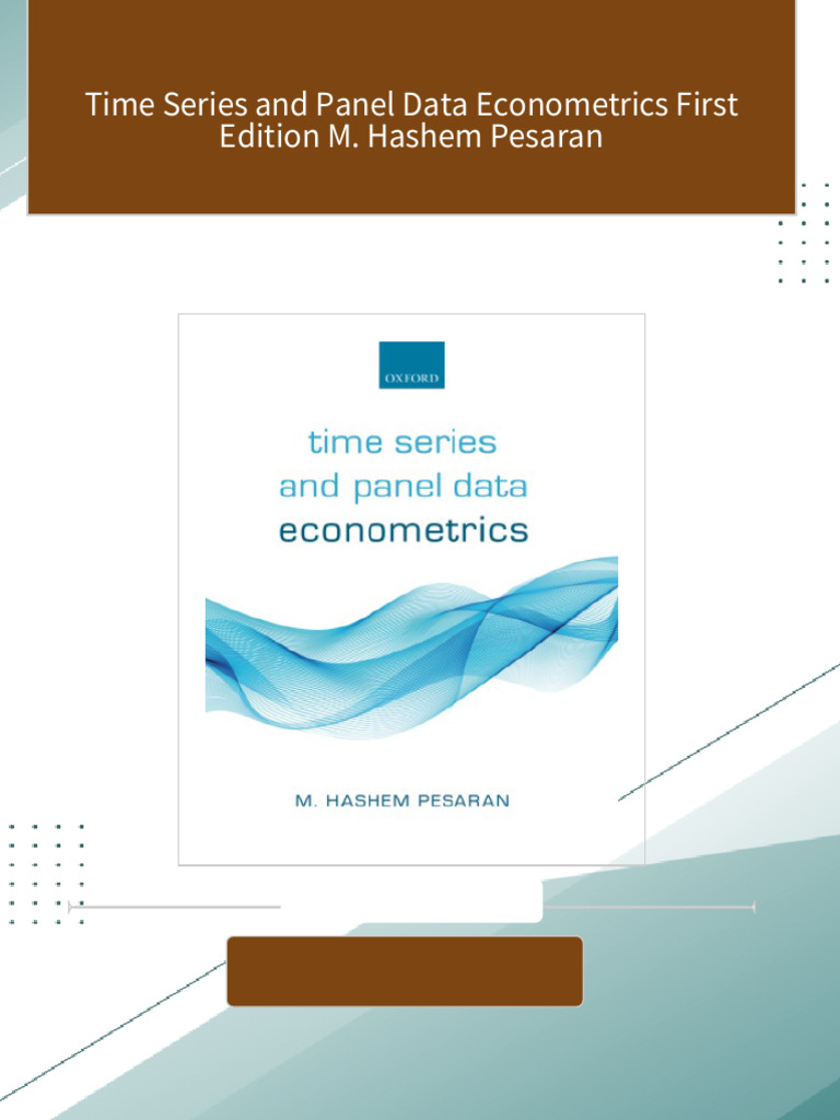 Instant Access To Time Series and Panel Data Econometrics First Edition ...