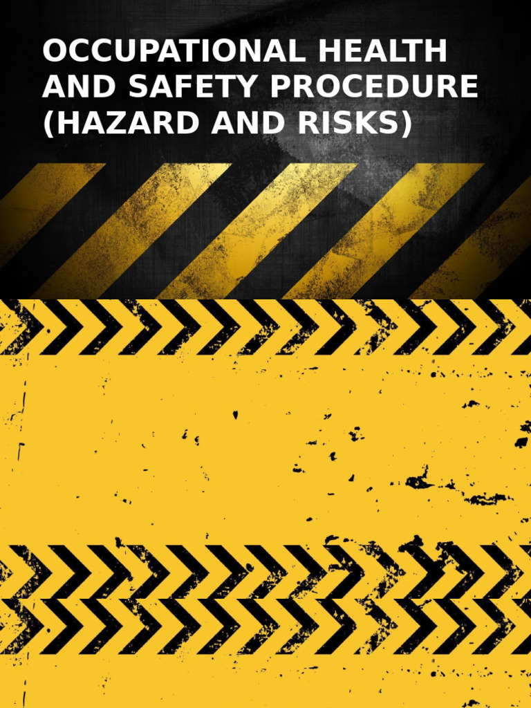 Occupational Healthy and Safety Procedure | PDF