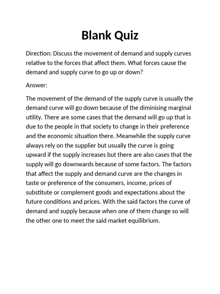 Blank Quiz | PDF