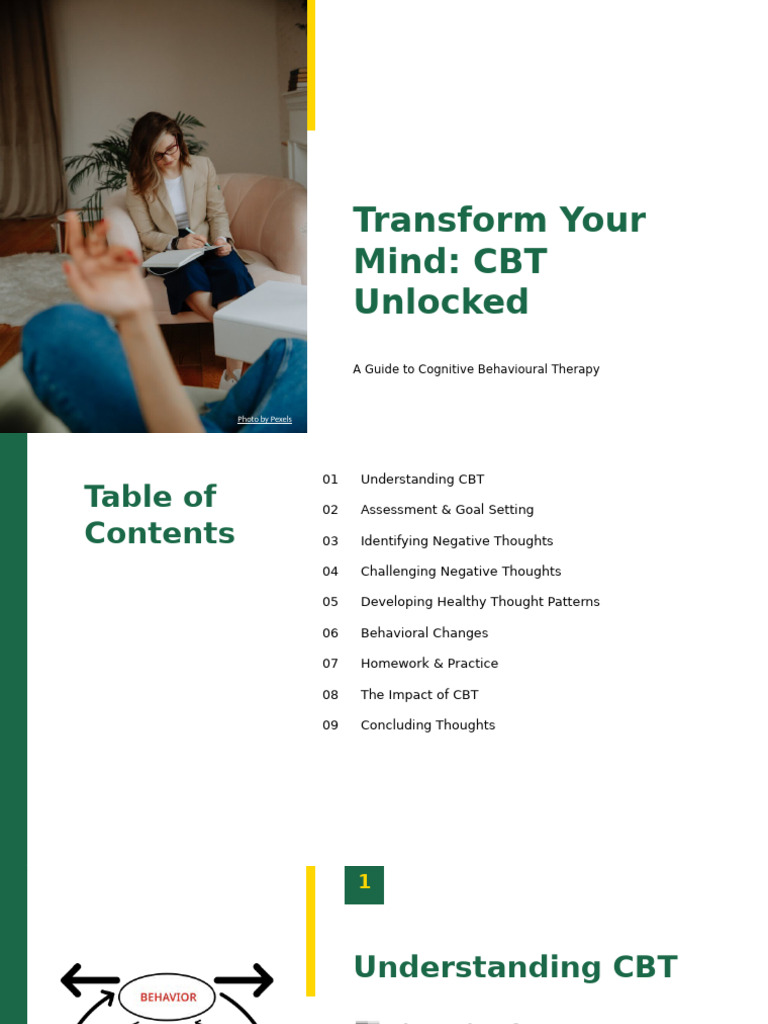 CBT UNIT-1 | PDF | Cognitive Behavioral Therapy | Thought
