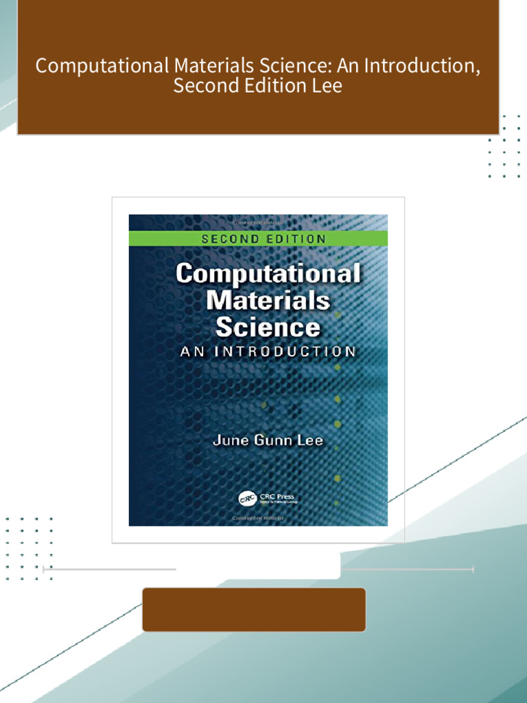 Instant ebooks textbook Computational Materials Science: An Introduction, Second Edition Lee ...