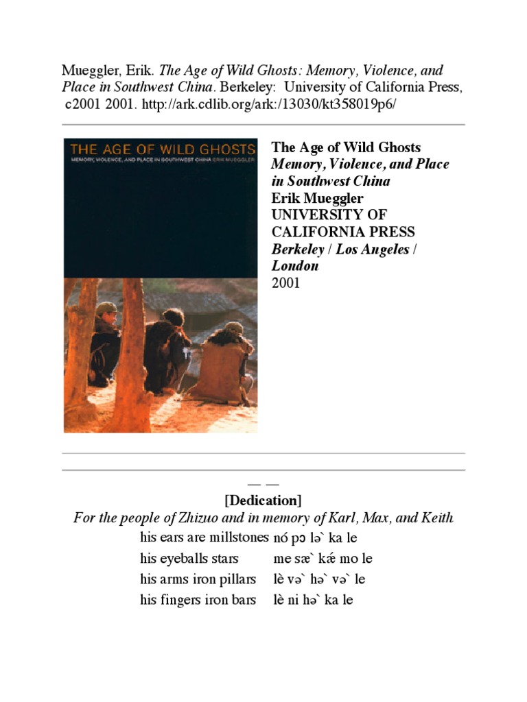 Age of Wild Ghosts | PDF | Vowel | Tone (Linguistics)