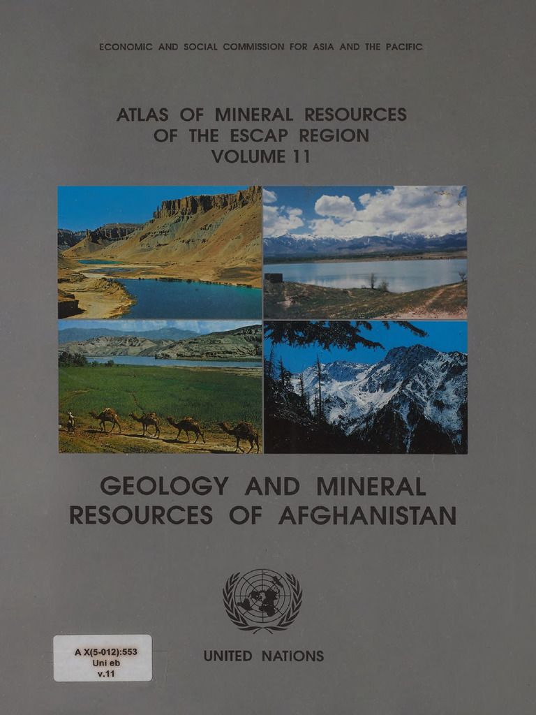 ESCAP 1995 MN Atlas Mineral Resources ESCAP Region V11 Map | PDF ...