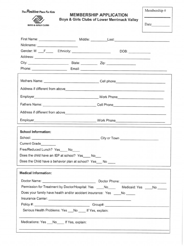 Membership Application | PDF