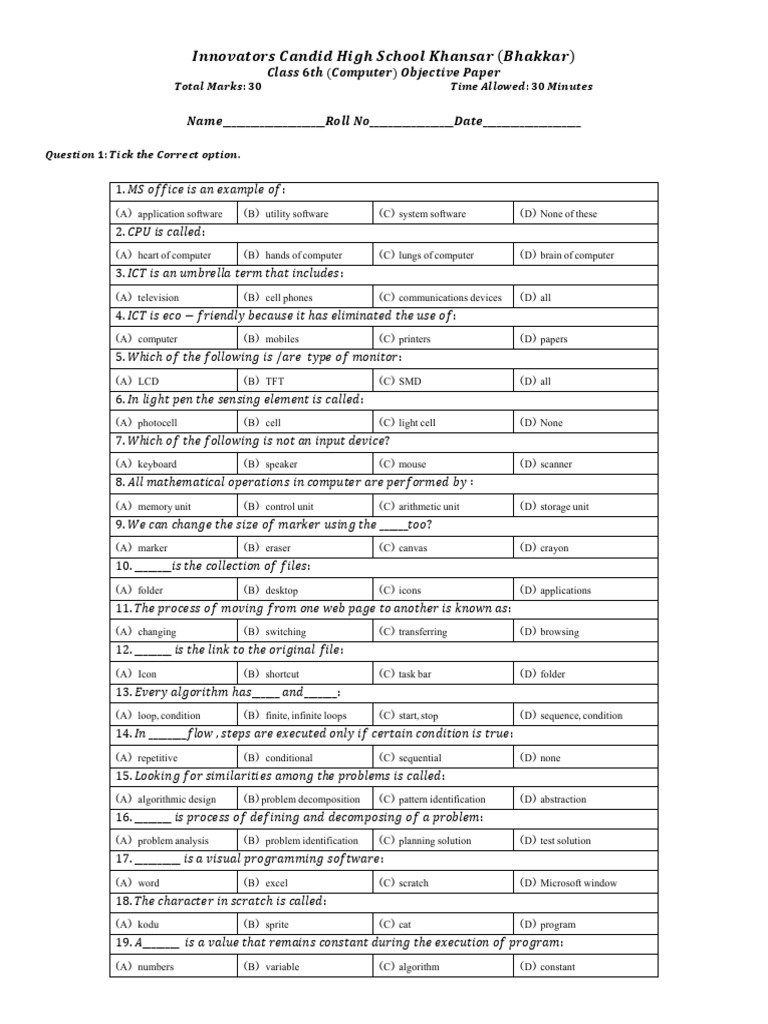 6th computer obj | PDF | Sequence | Office Equipment 6th computer obj | PDF | Sequence | Office Equipment