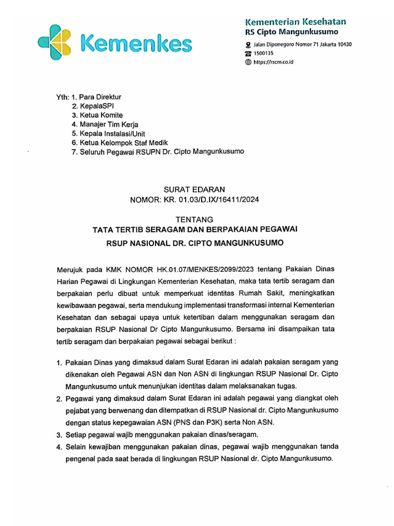 SE Seragam Dan Aturan Berpakaian 2025 Ok | PDF