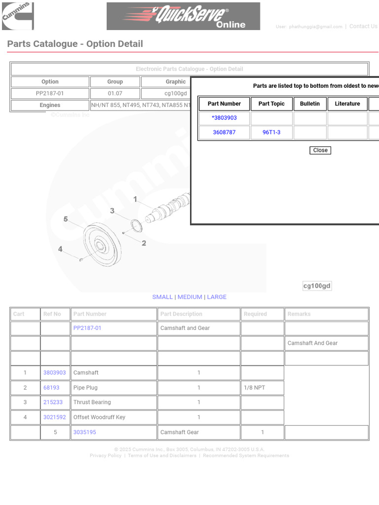 Cummins QuickServe Online | PDF