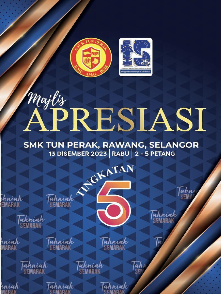 Buku Program Majlis Apresiasi t5 2023 | PDF