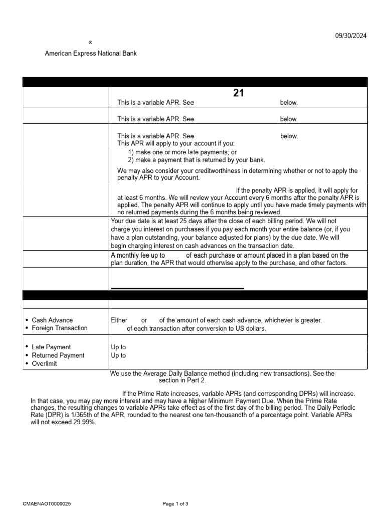 Schwab Investor Card 09-30-2024 | PDF | Credit Card | Annual Percentage ...