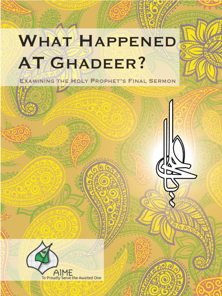 What Happenned at Ghadeer | PDF | Prophets And Messengers In Islam ...