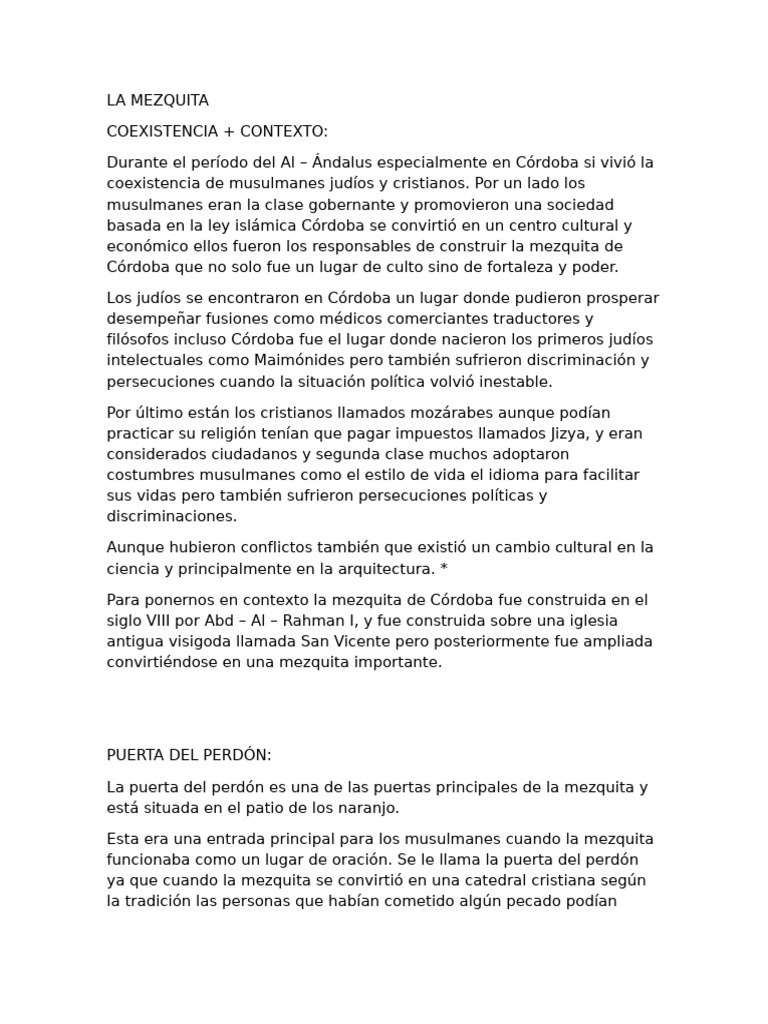 Mezquita Pdf Mezquita