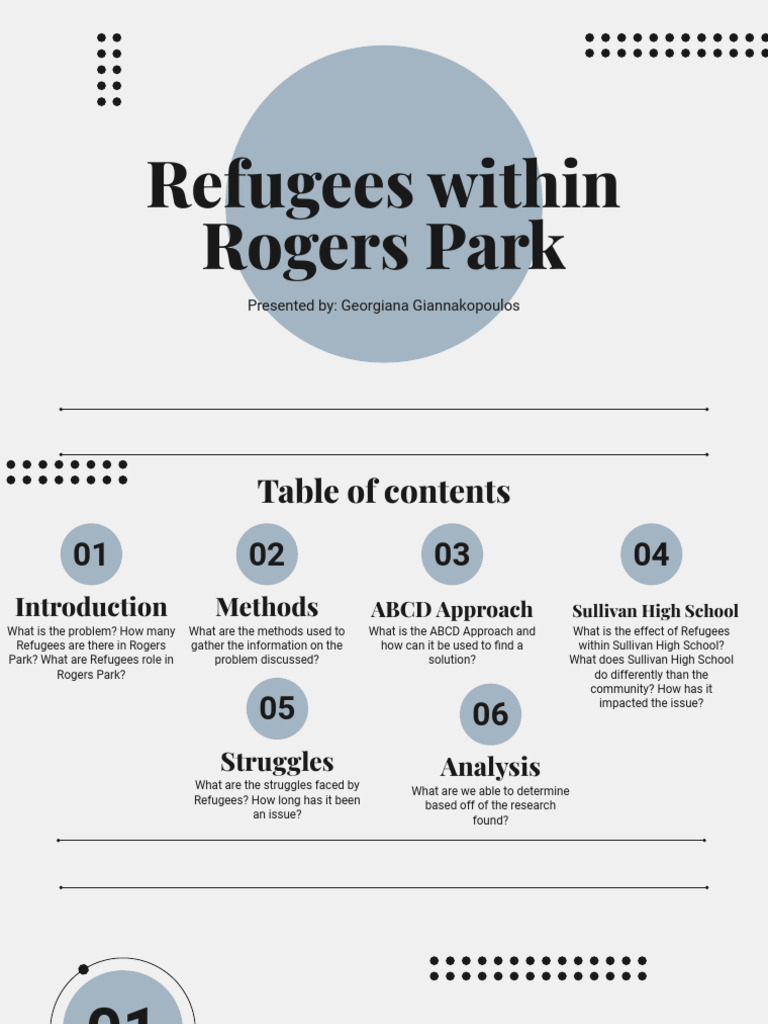 CSS Final Presentation - Rogers Park | PDF | Refugee