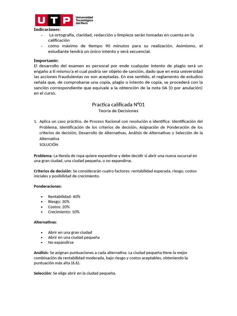 PC01 Teo Dec | PDF | Cognición