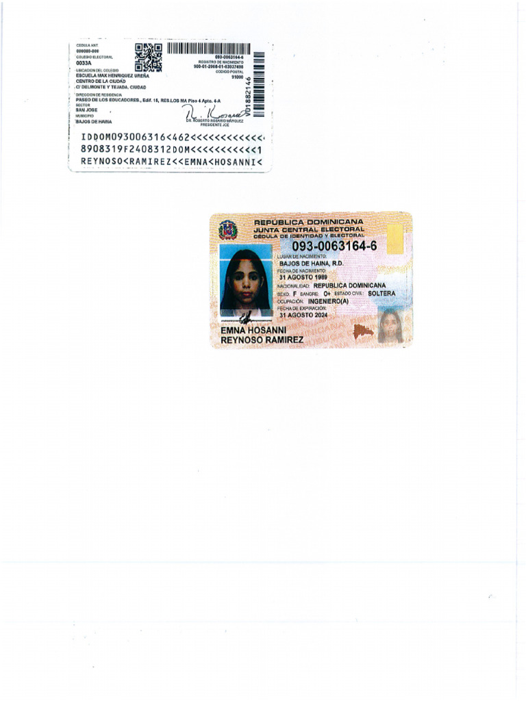 Cedula A Color | PDF