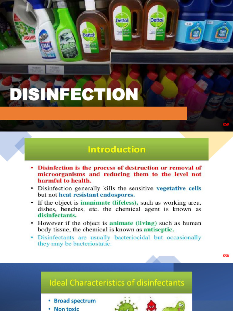 DISINFECTION | PDF