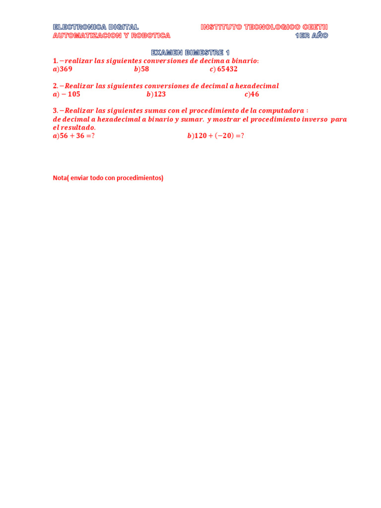 EXAMEN1 | PDF