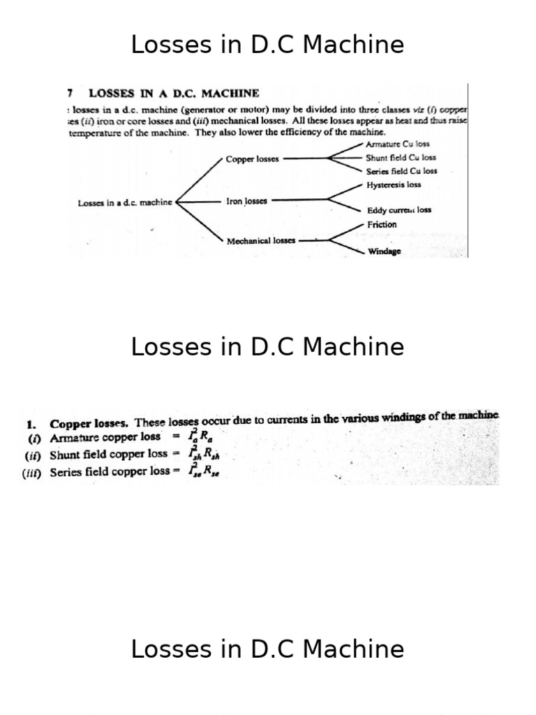 Slide 4 Generator Losses | PDF