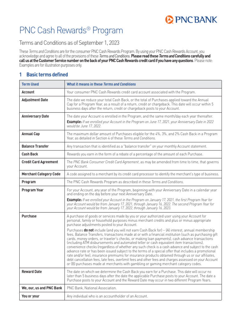 Cash Rewards Terms Conditions | PDF | Credit Card | Fee